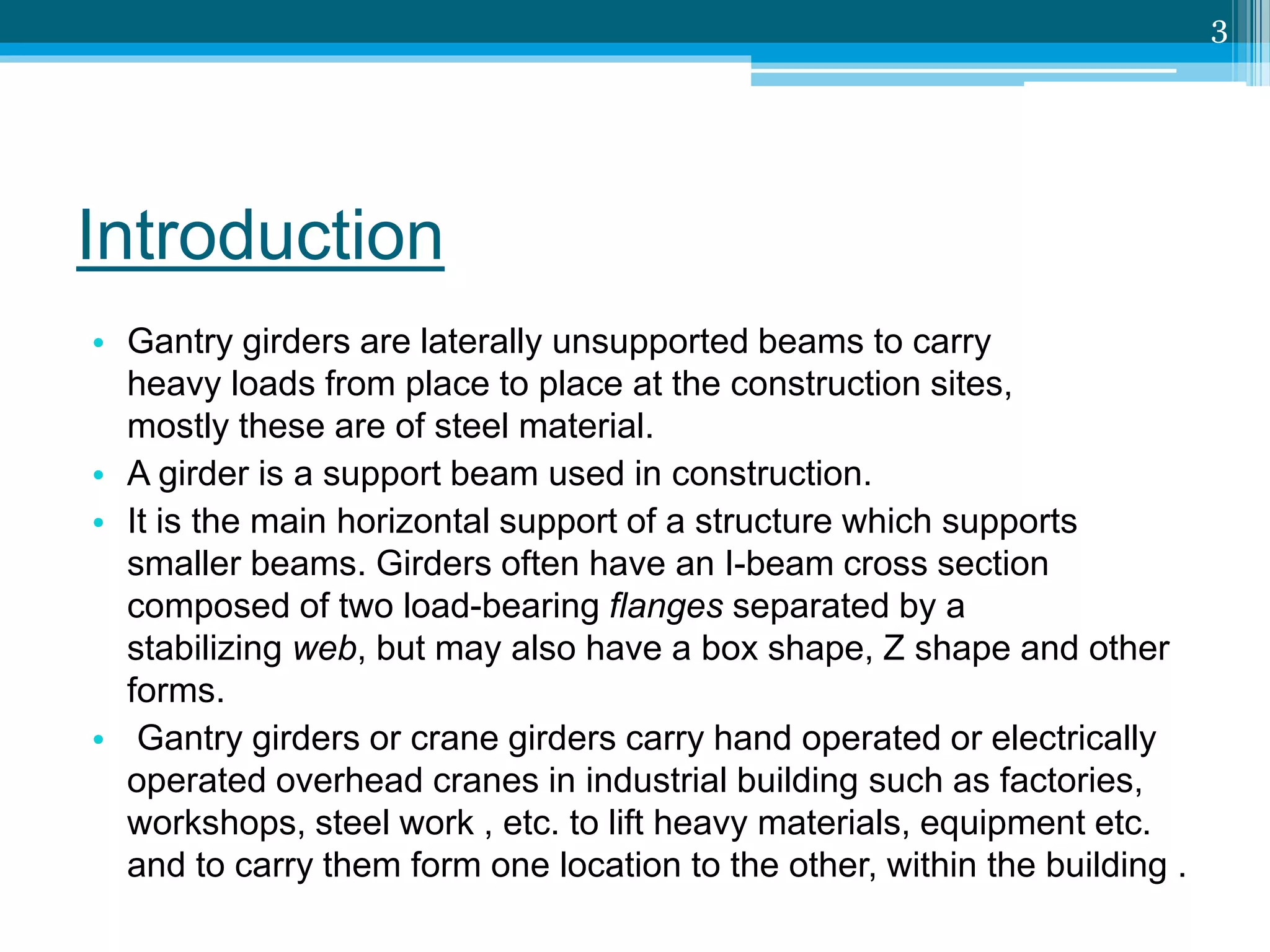 Guntry girder | PPTX