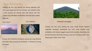 Gunung Api dan Tektonisme | PPTX