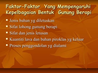 Gunung berapi | PPT