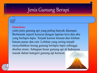 Gunung ber api | PPTX