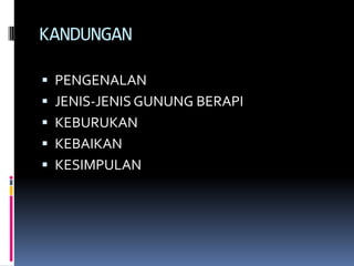 Gunung berapi (volkano) | PPTX