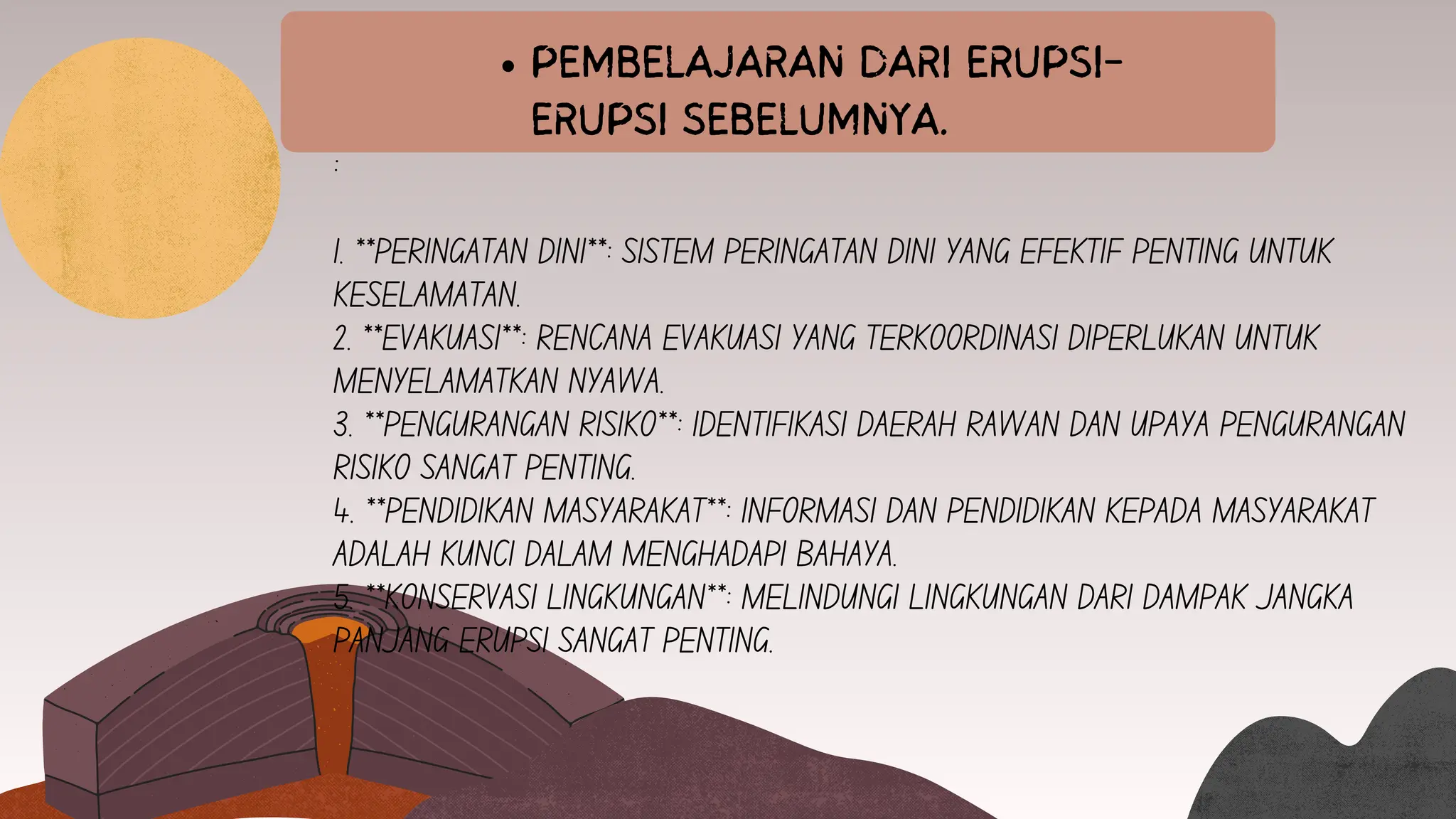 materi Projek IPAS tentang gunung erupsi-1 pdf cek | PDF