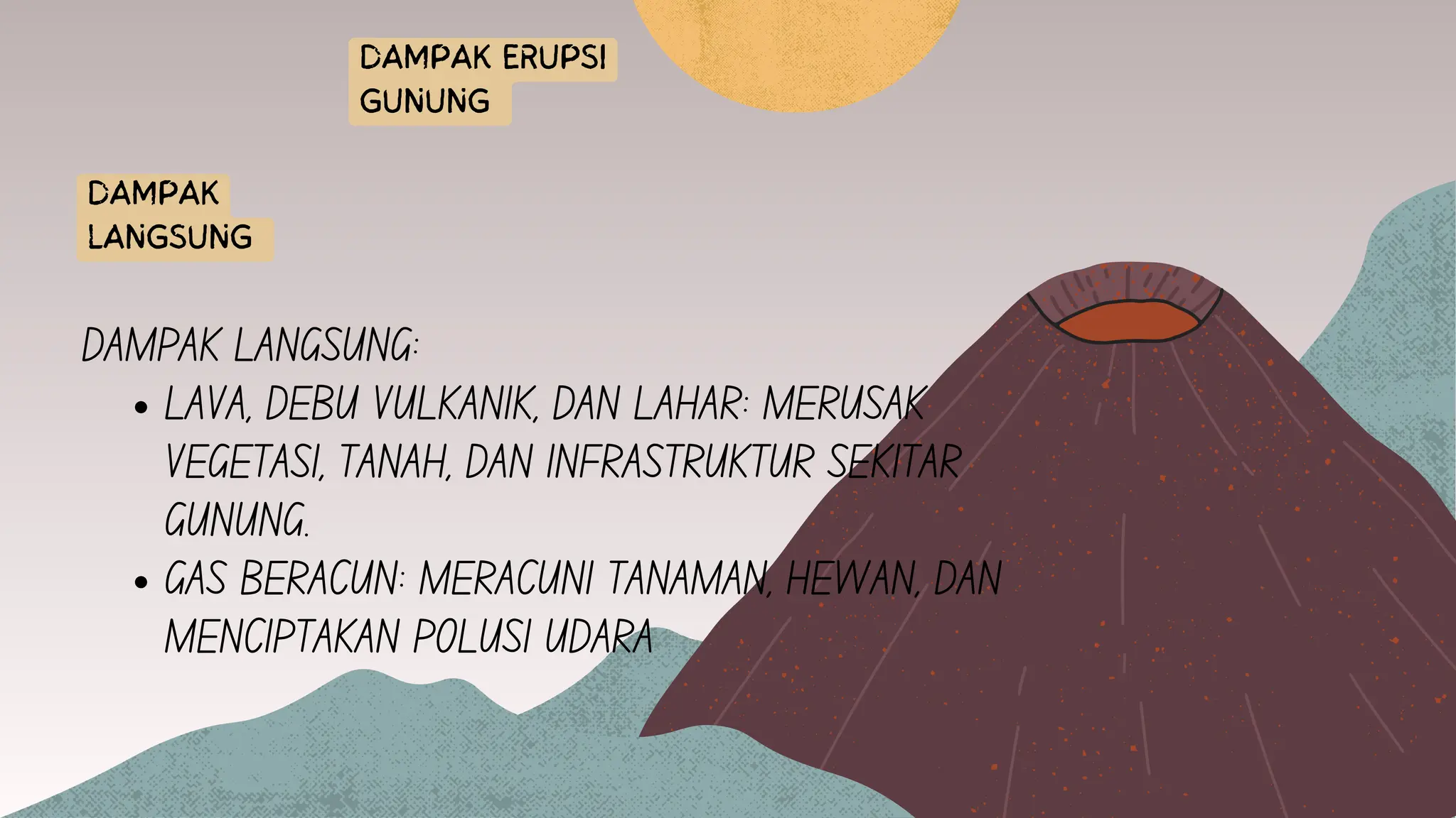 materi Projek IPAS tentang gunung erupsi-1 pdf cek | PDF