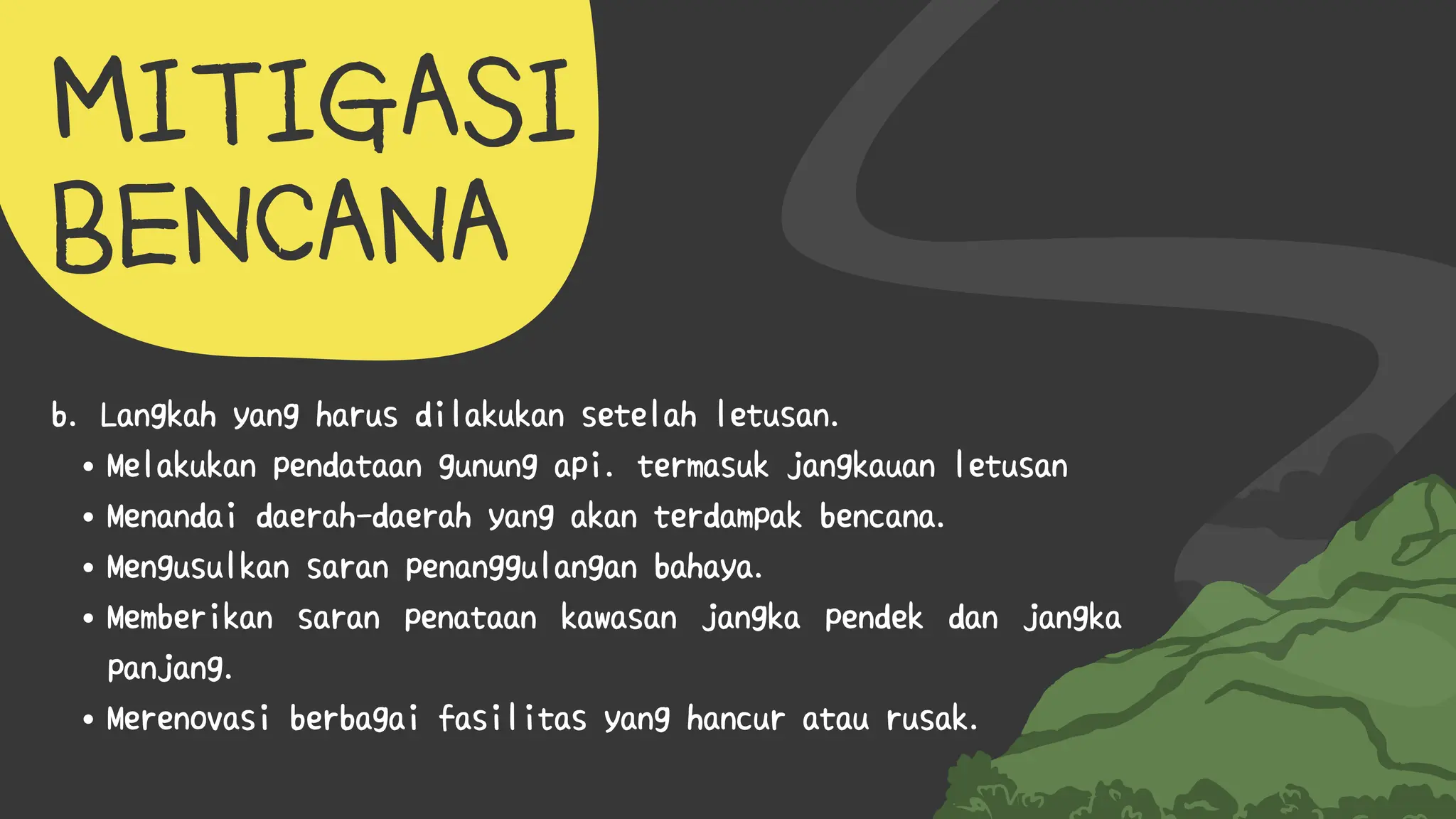 PPT mengenai sejarah, lokasi, tipe, dan dampak letusan Gunung Semeru | PDF