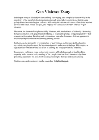 Gun Violence Essay.pdf