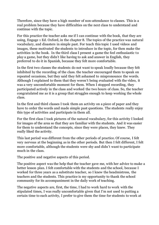 Gunzelmann tpd - final reflection secondary | PDF