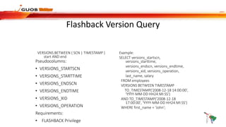 Guob flashback | PPTX | Databases | Computer Software and Applications