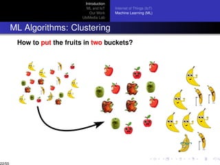 Machine Learning Applications to IoT | PPT