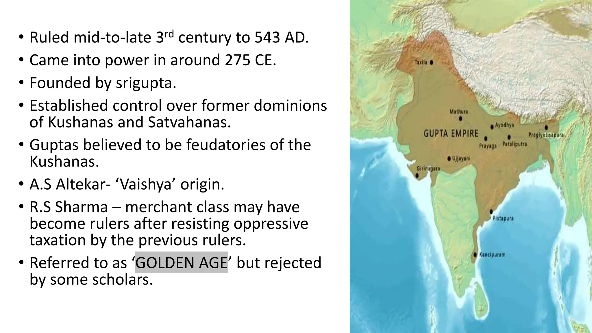 Dynastic History of Guptas From rSigupta to Skandagupta.pptx
