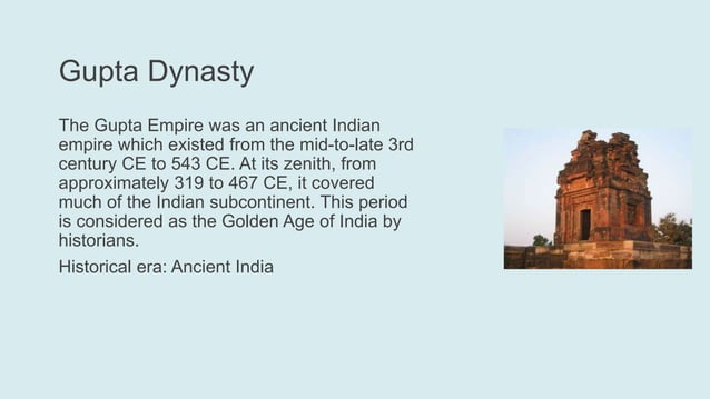 Gupta Civilization | PPT