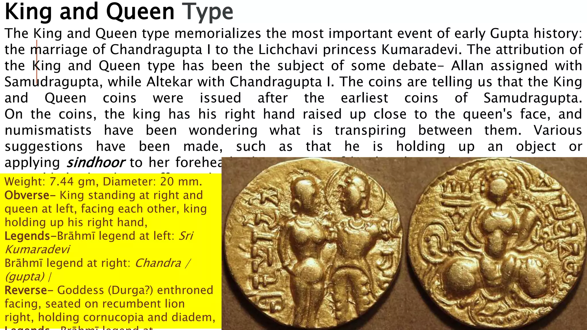 Coins of Gupta Period (Samudragupta & Chandragupta II) | PPTX