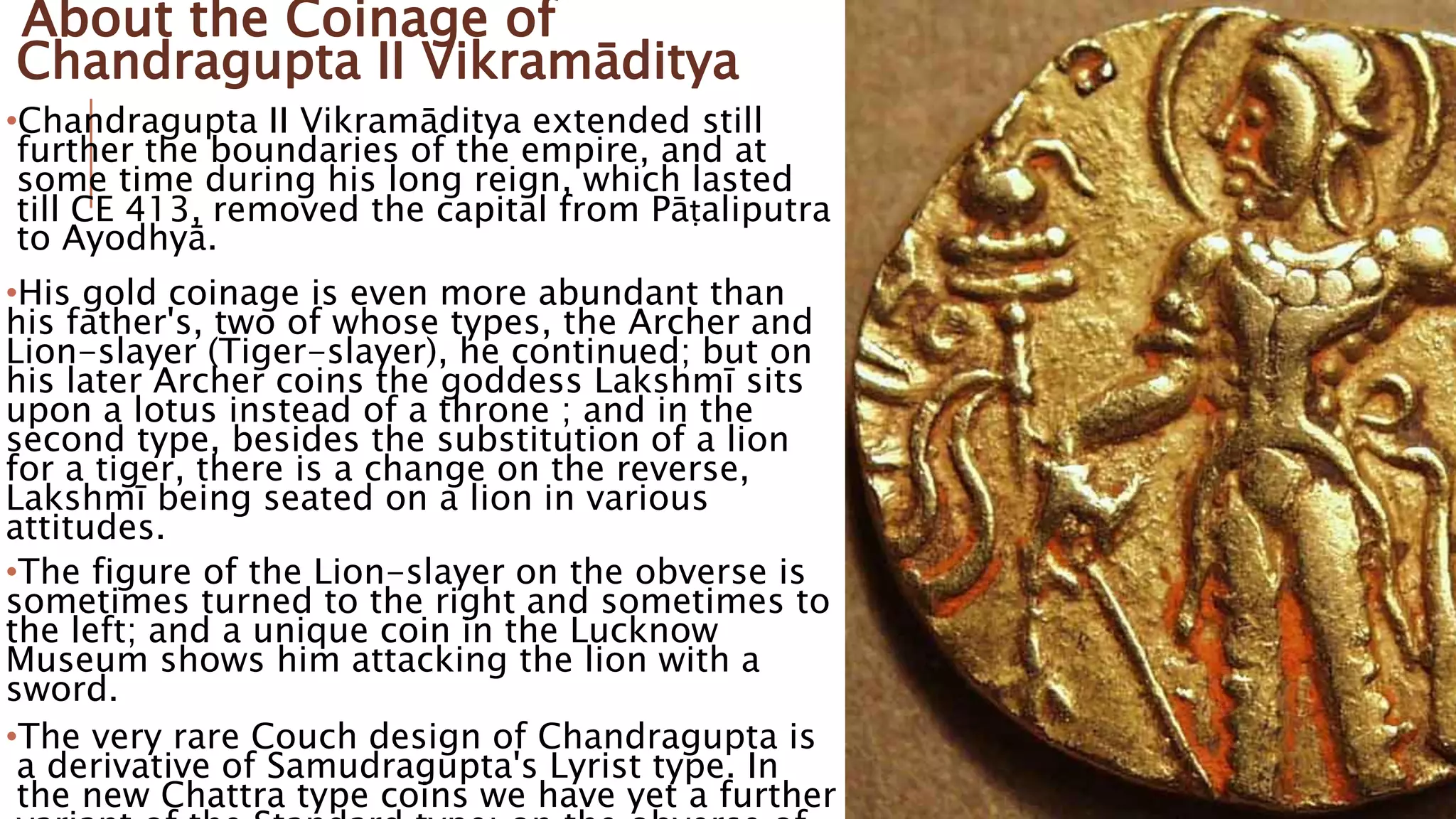 Coins of Gupta Period (Samudragupta & Chandragupta II) | PPTX