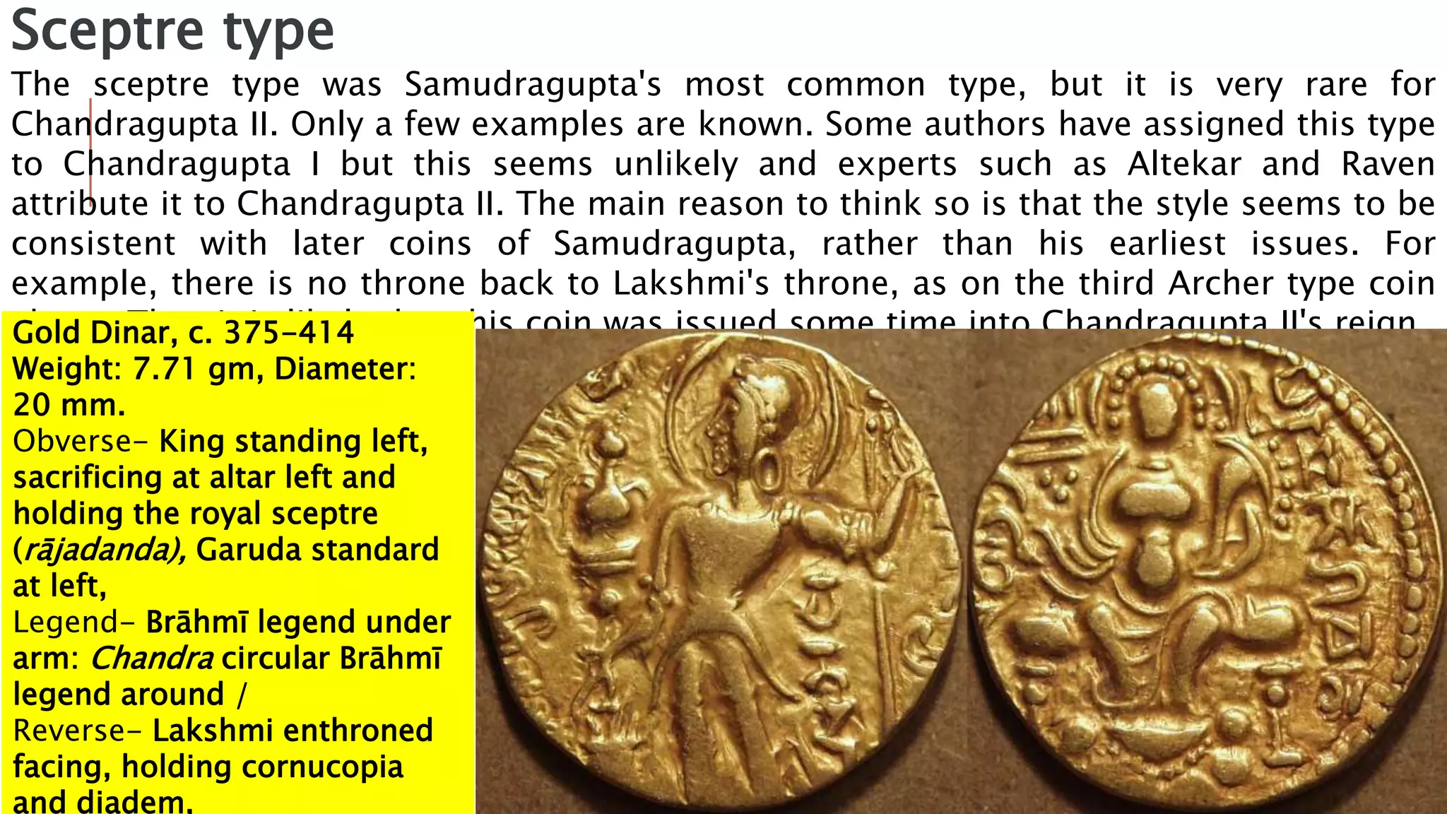 Coins of Gupta Period (Samudragupta & Chandragupta II) | PPTX
