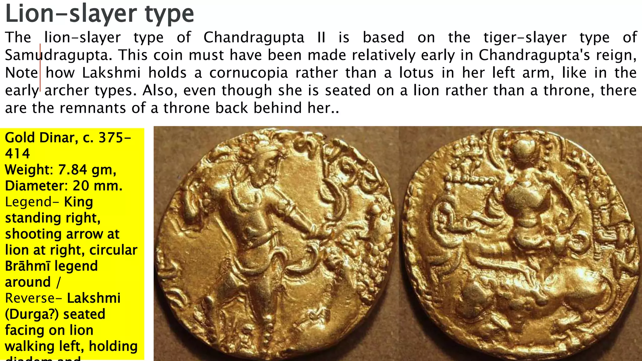 Coins of Gupta Period (Samudragupta & Chandragupta II) | PPTX