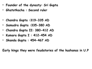 Gupta empire 320 550 ad | PPT