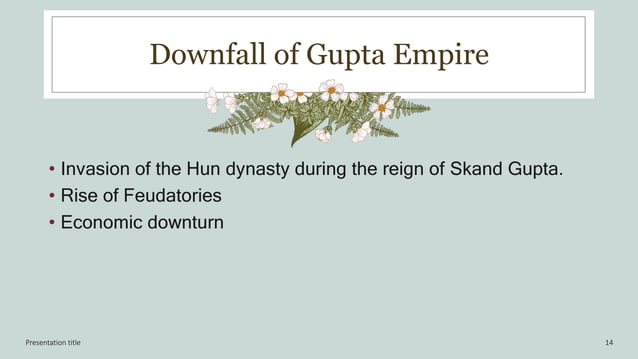 Gupta empire and military warfare | PPTX | Hinduism | Religion ...
