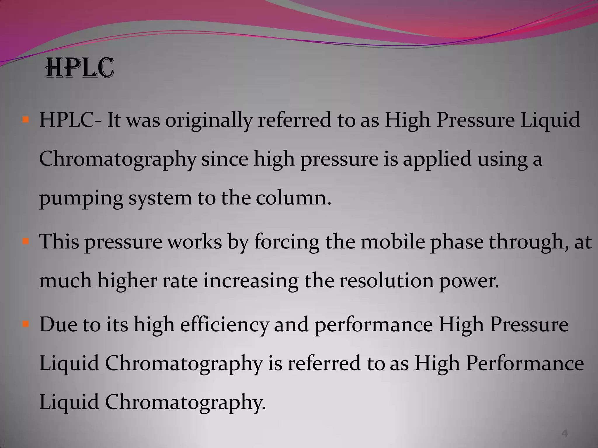 HPLC | PPTX