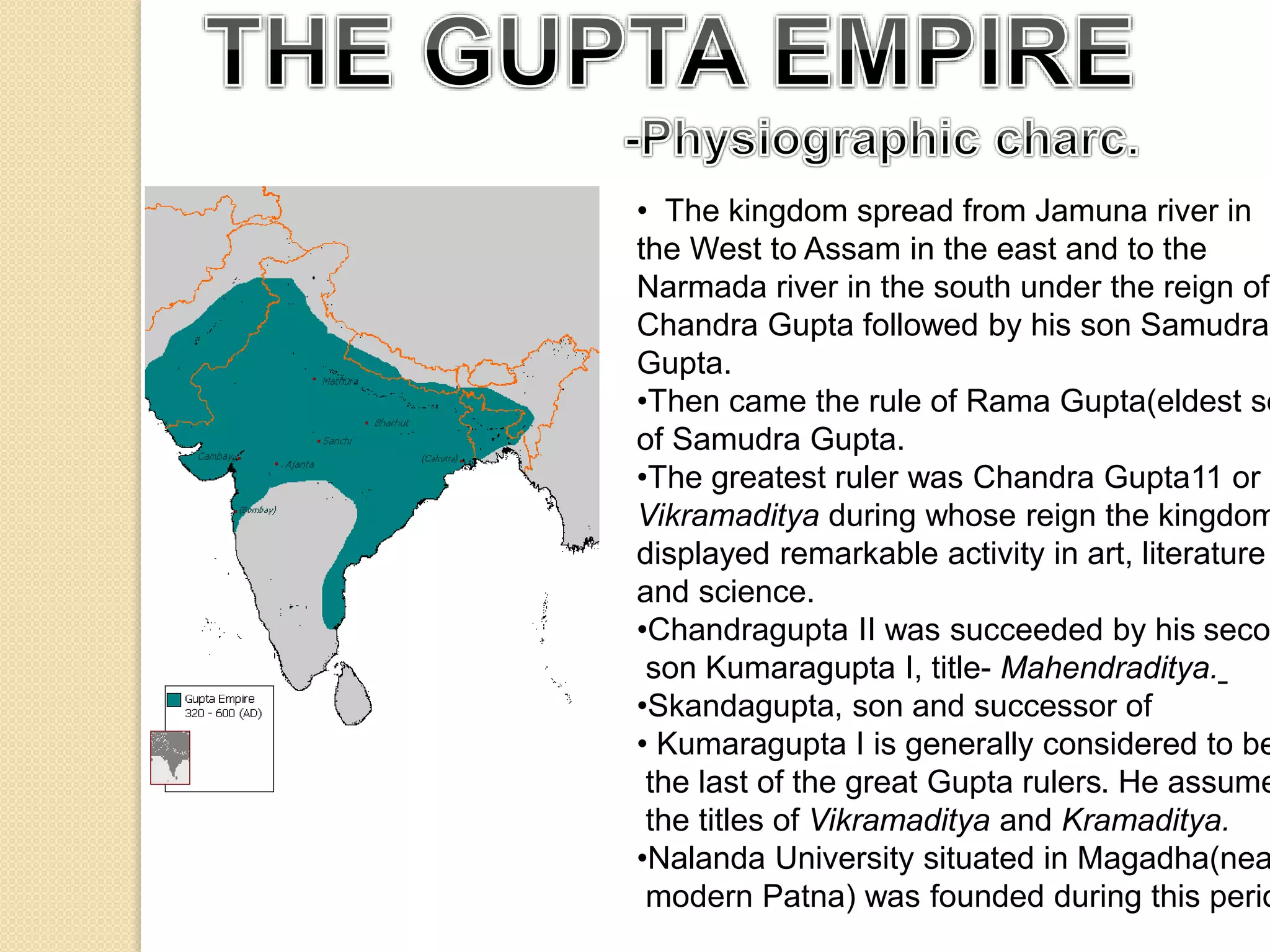 Gupta period human settlements | PPTX