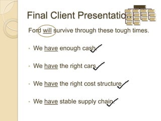 Ford Motors SCQ Analysis | PPT