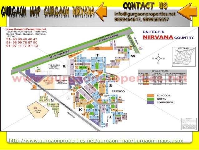 Gurgaon city map with all sector