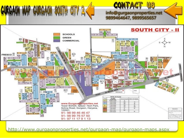 Gurgaon city map with all sector