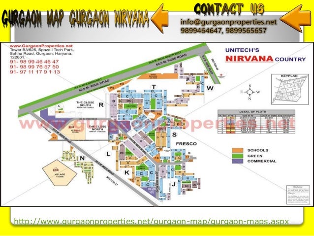 Gurgaon city map with all sector