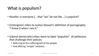 Political Economy of Populism | PDF