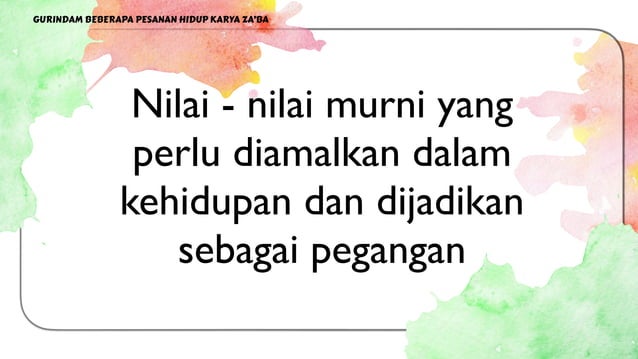 Gurindam Beberapa Petua Hidup | Azriy Nazariee | PDF