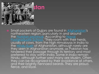 Gurjar culture | PPTX