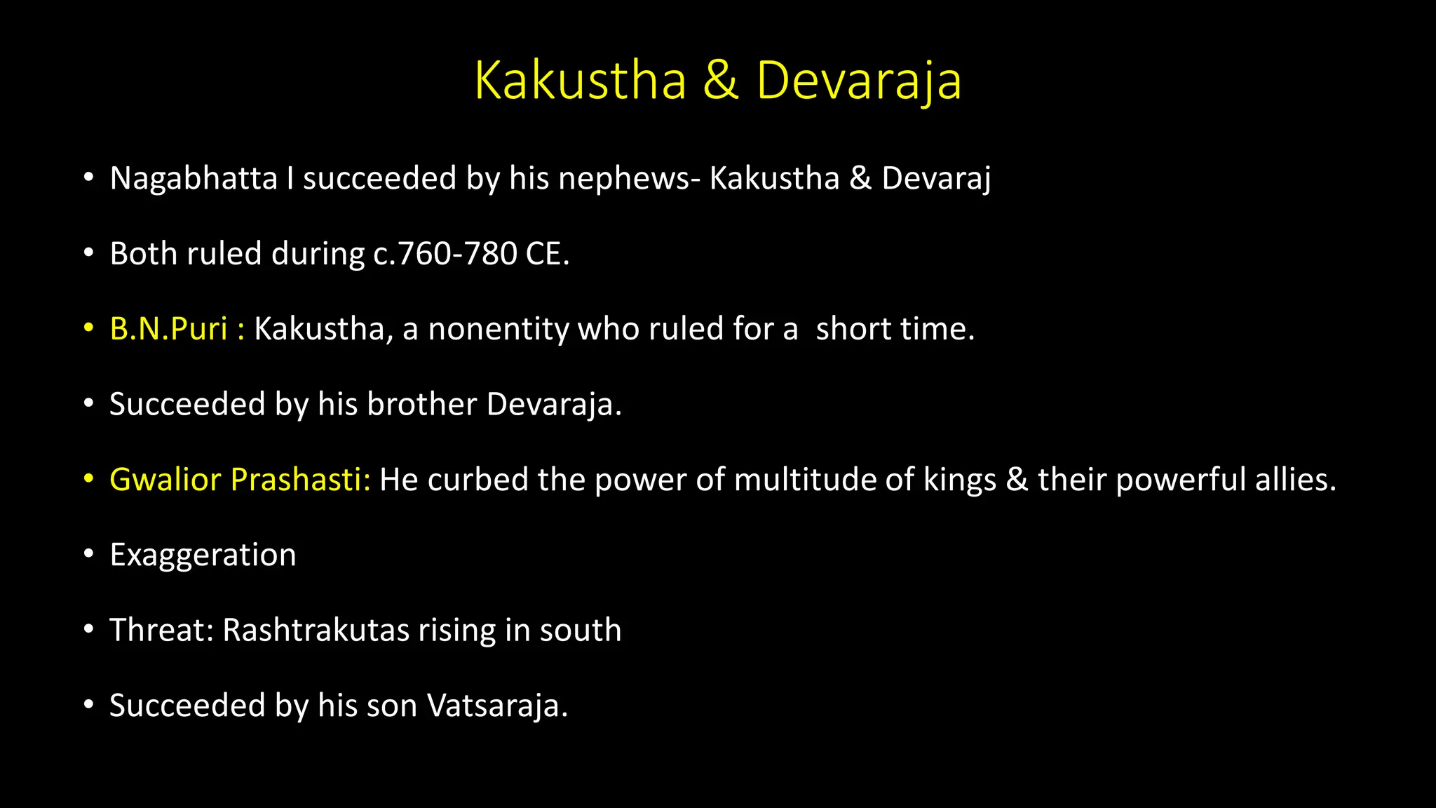 the dynastic history of the Gurjar Pratiharas | PDF