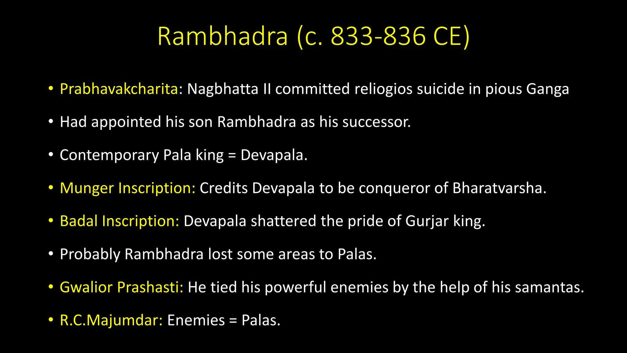 the dynastic history of the Gurjar Pratiharas | PDF