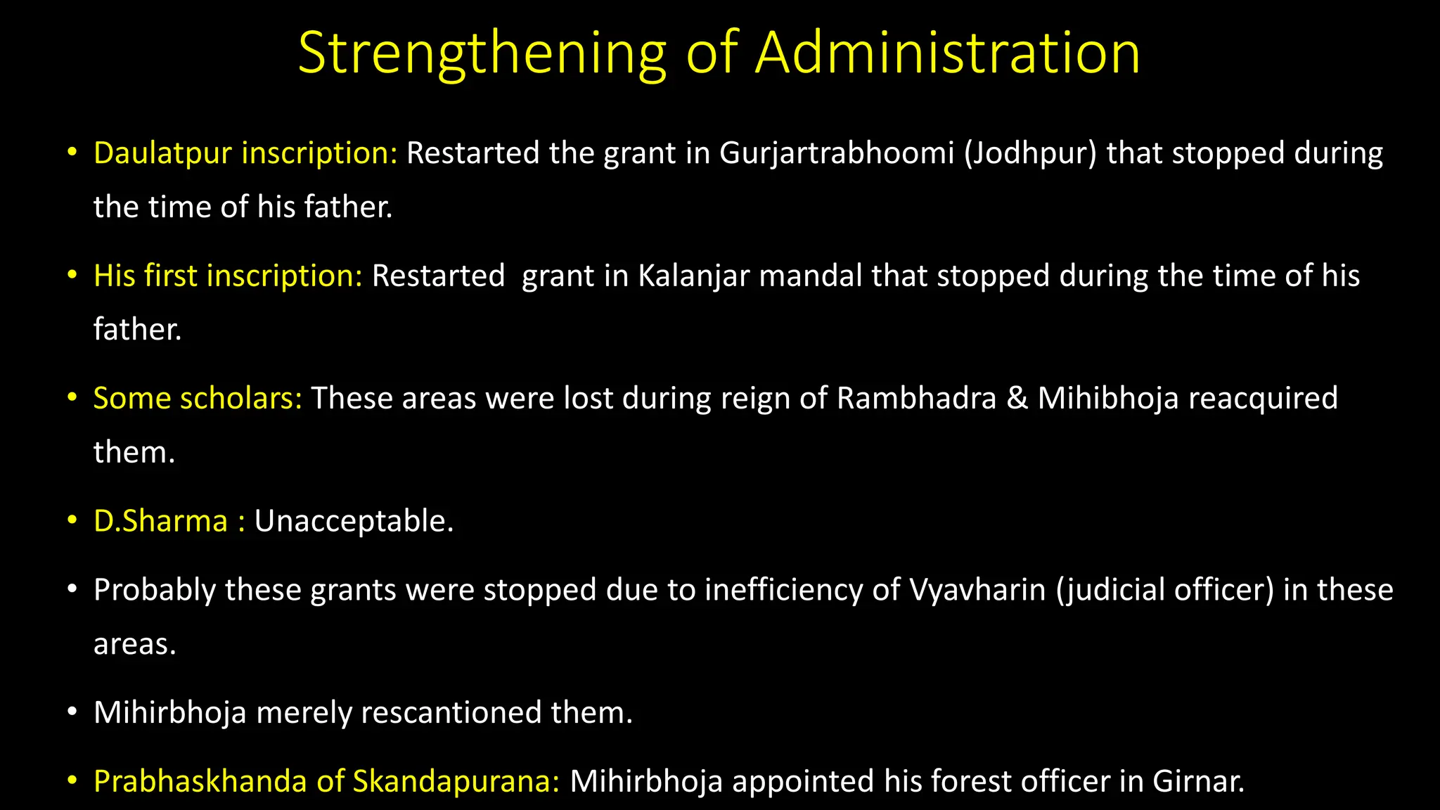 the dynastic history of the Gurjar Pratiharas | PDF