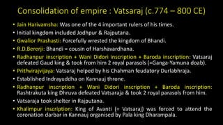 the dynastic history of the Gurjar Pratiharas | PDF