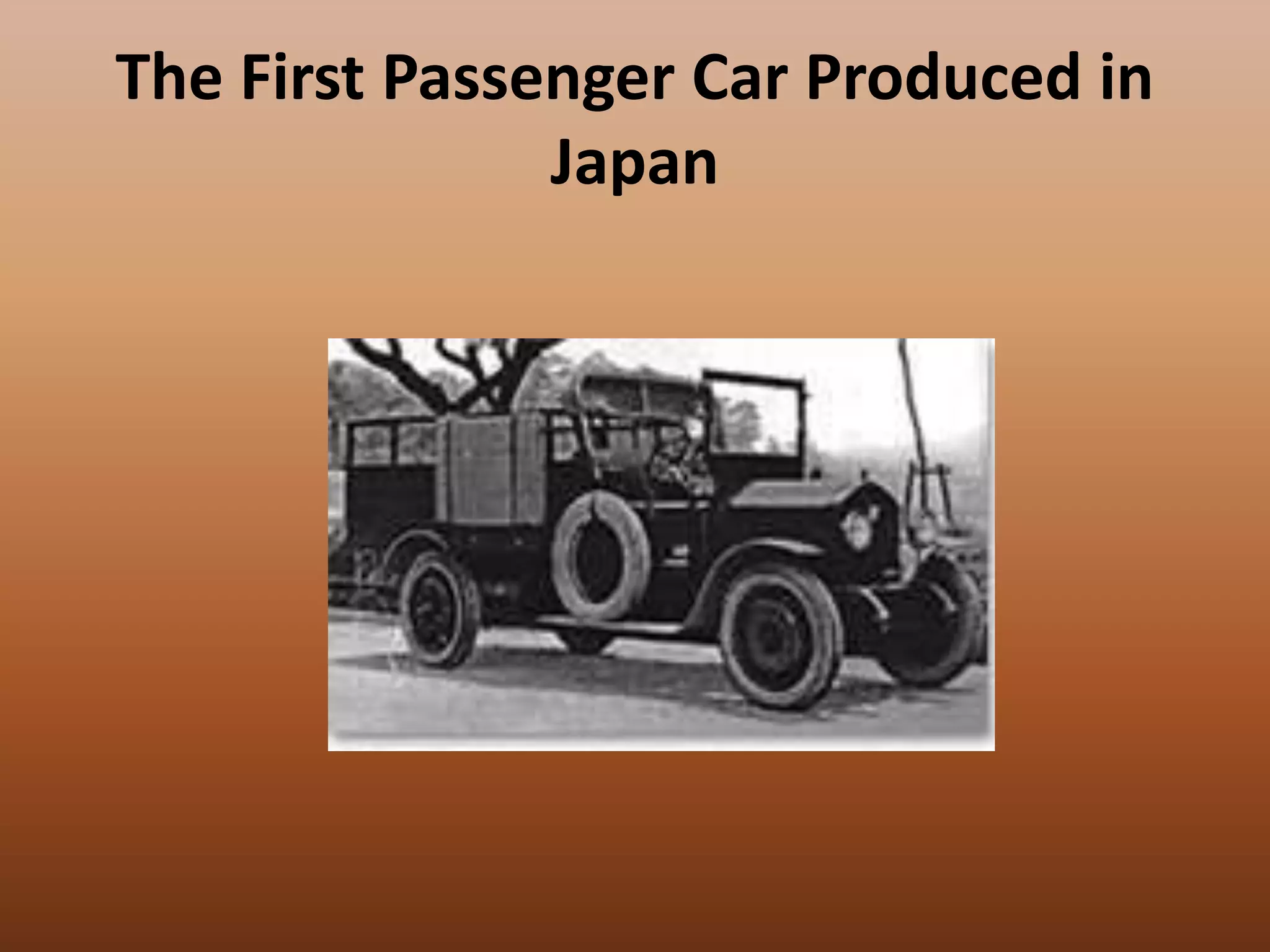 Japanese automakers and car makers | PPTX