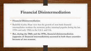 Gurley shaw Theory of Monetary Economics. | PPTX