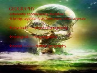 Relationship of Geography with Other Disciplines | PPTX