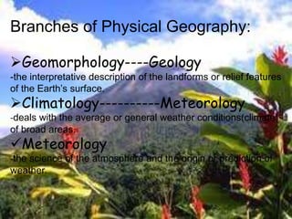 Relationship of Geography with Other Disciplines | PPTX