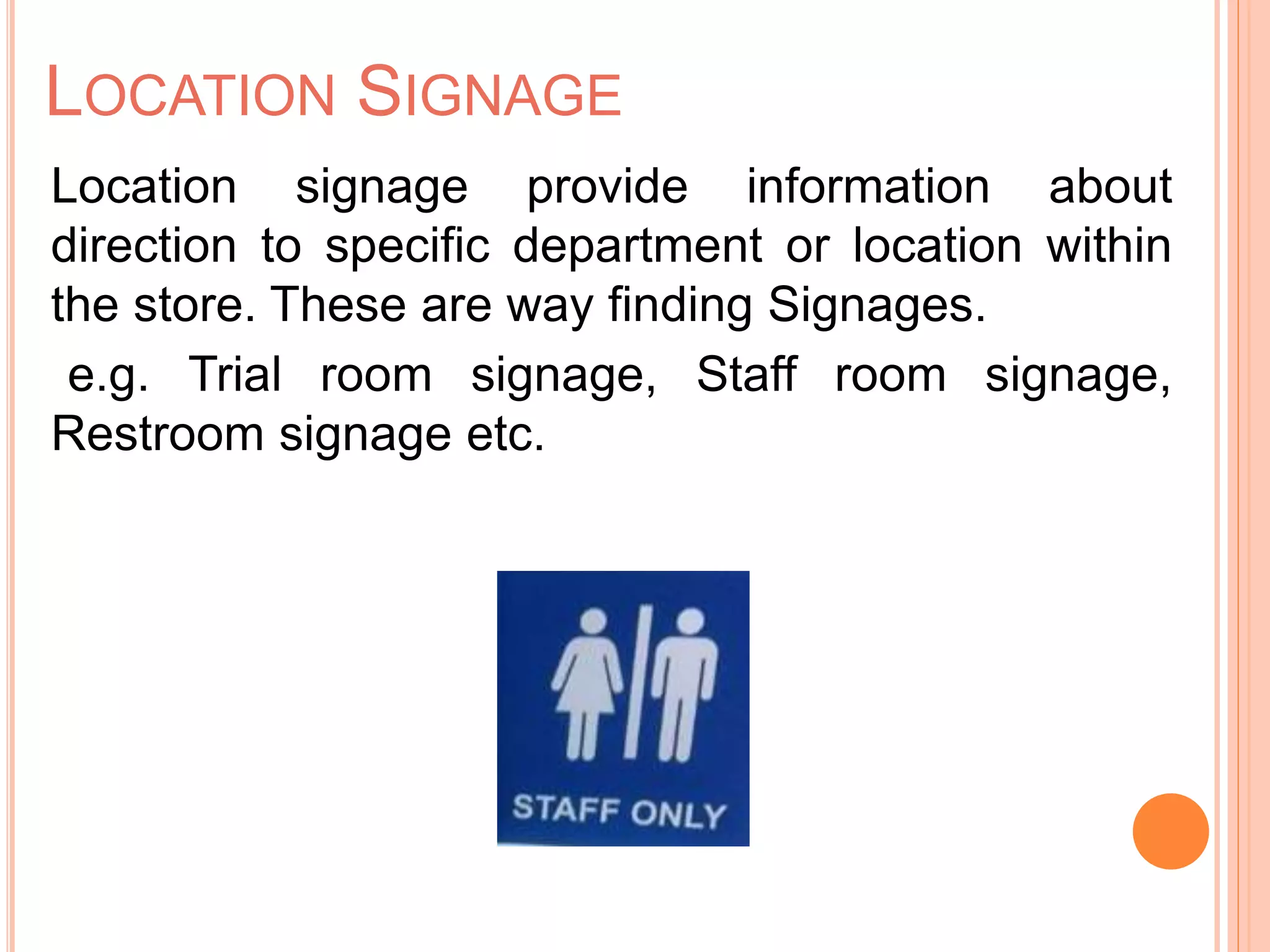 Retail Signages and types of it | PPTX