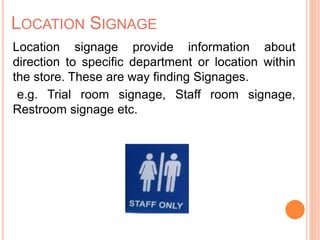 Retail Signages and types of it | PPTX