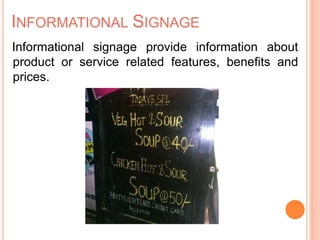 Retail Signages and types of it | PPTX