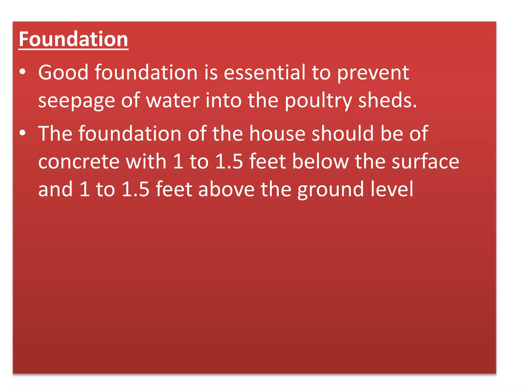 Poultry Housing | PPTX