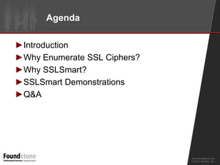 nullcon 2011 - SSLSmart – Smart SSL Cipher Enumeration | PDF | Computer Software and ...