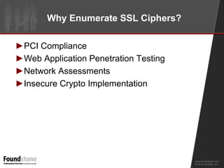 nullcon 2011 - SSLSmart – Smart SSL Cipher Enumeration | PPT