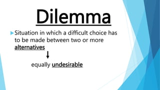 Moral Dilemma | PPTX