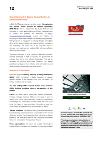 Gurt report 2009 | PDF