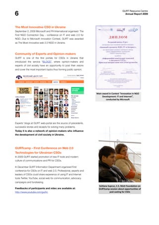 Gurt report 2009 | PDF