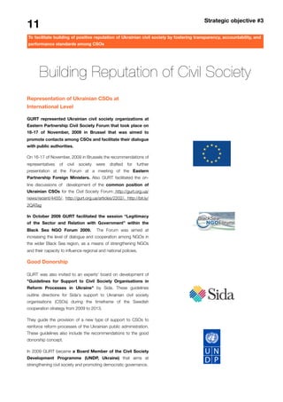 Gurt report 2009 | PDF