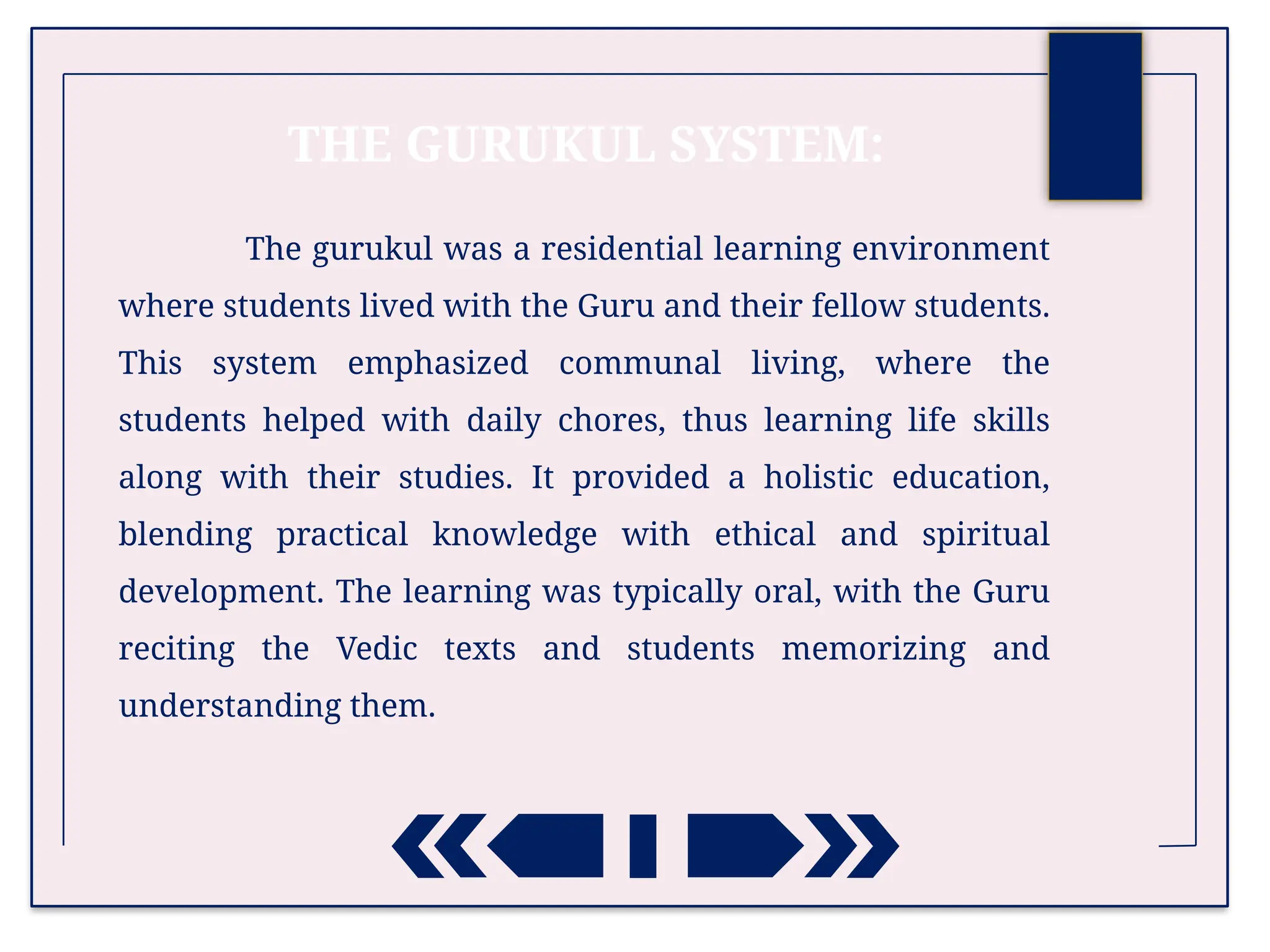 GURU- SHISHYA TRADITION IN VEDIC EDUCATION A FOUNDATION OF HOLISTIC ...