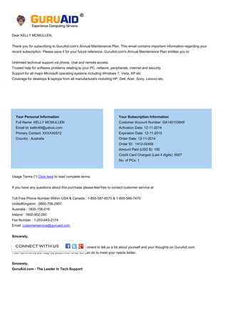 Guruaid secondary system | PDF