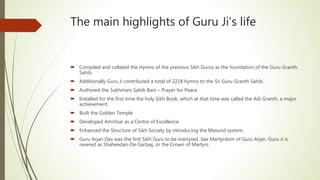 Guru Arjan Dev ji | PPTX